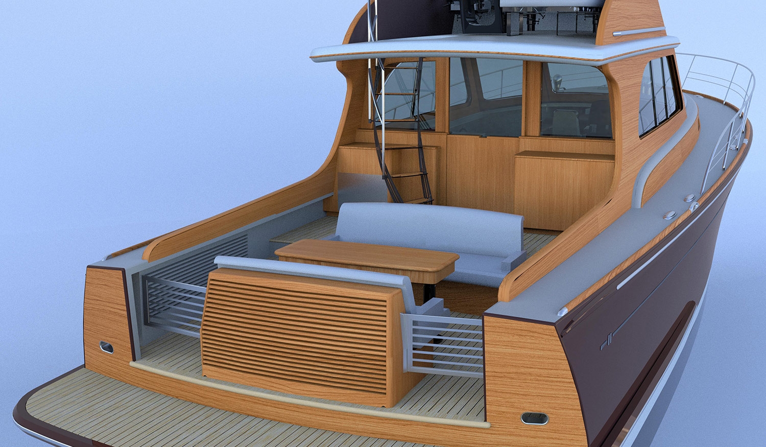 Hood 57 Express Cruiser Yacht - Lyman-Morse Boatbuilding