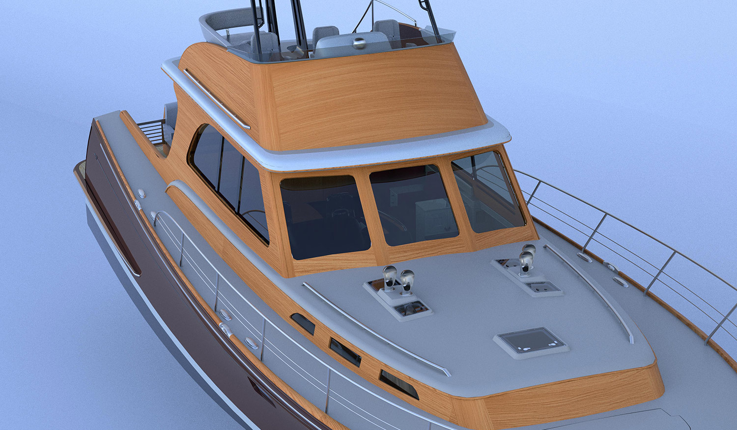 Hood 57 Express Cruiser Yacht - Lyman-Morse Boatbuilding